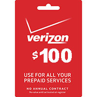 Sell Verizon $100 Prepaid Refill Card | Cash for Verizon $100 Prepaid ...